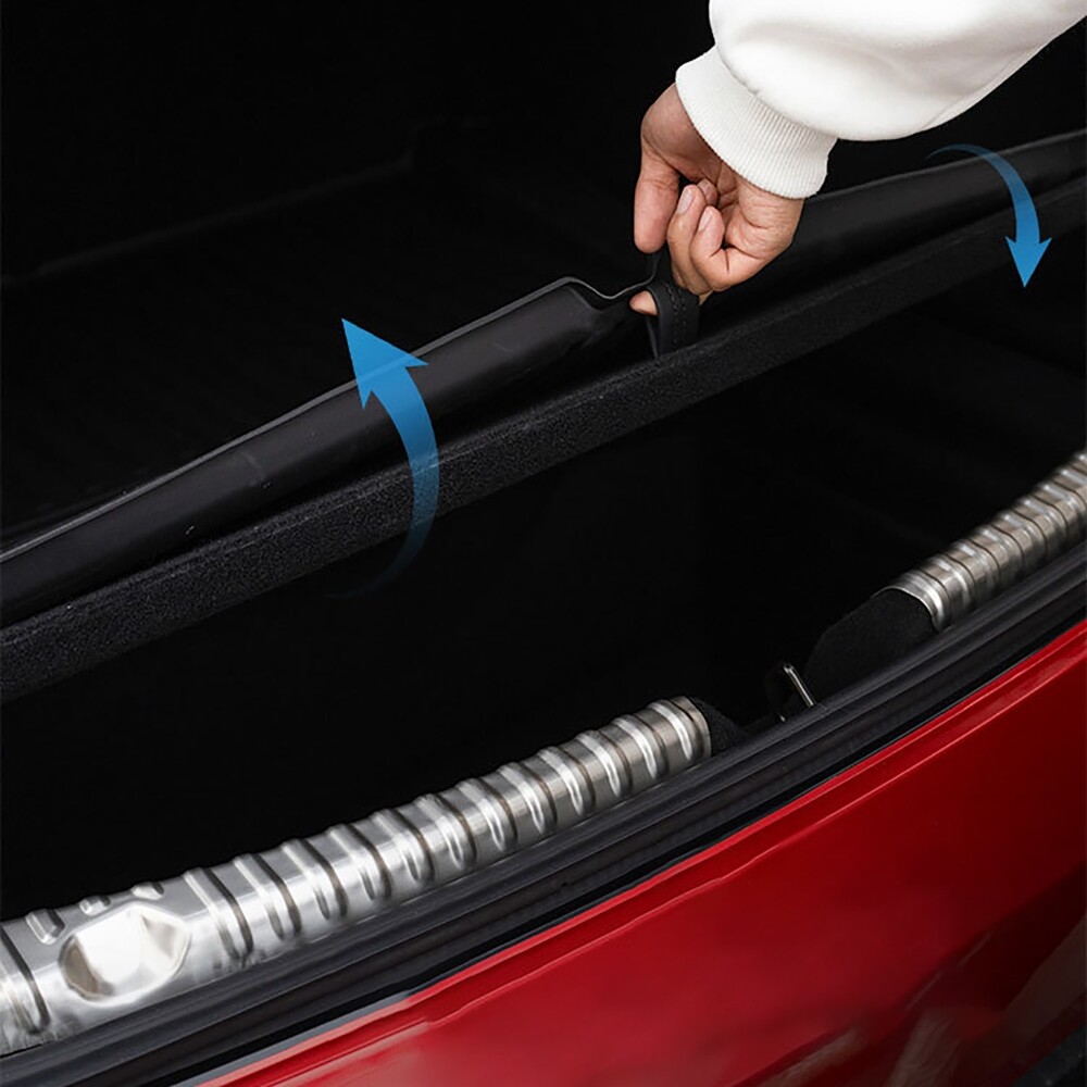 Rear Bumper Trunk Door Guard Plate Cover Trim For Tesla Model 3 ...