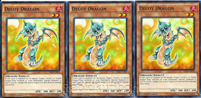 Yugioh 3x Decoy Dragon - SR02-EN008 or LDS2-EN003 - NM | eBay