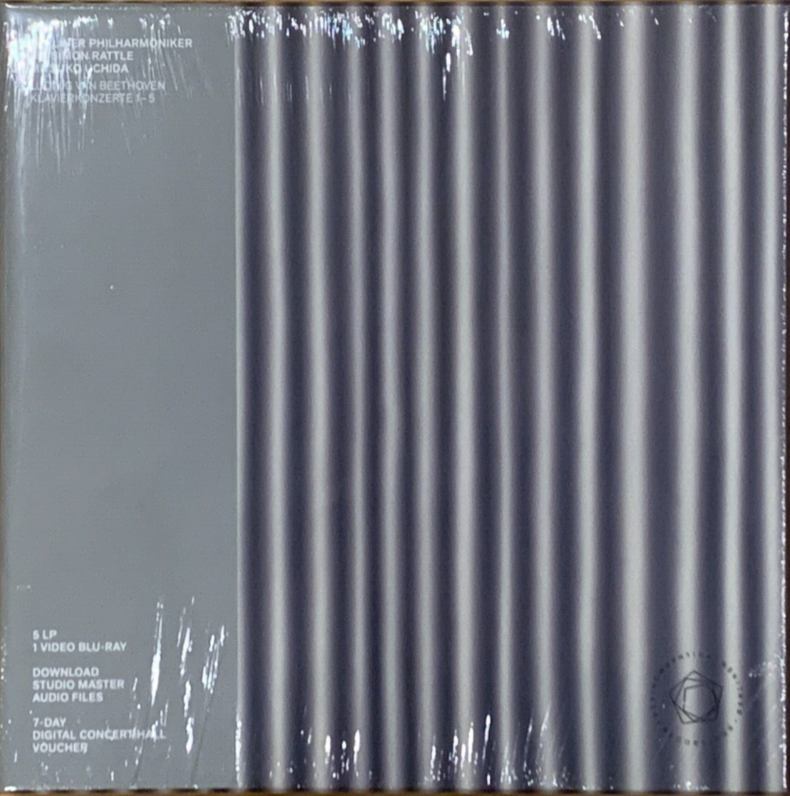 Beethoven Piano Concertos 1-5 MITSUKO UCHIDA SIR SIMON RATTLE BPHR 5LP ...