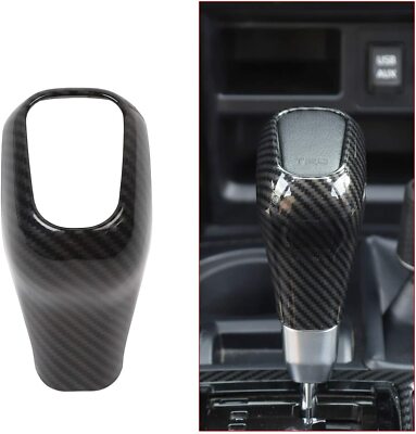 Carbon Fiber Car Shifter Gear Knob Trim Cover for 4runner TRD 2010-2019 ...
