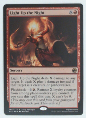 MTG Bling - Foil - Light Up the Night - Midnight Hunt -H317 | eBay