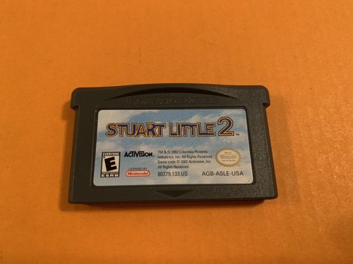 Stuart Little 2 Nintendo Gameboy Advance GBA Game 2002 Tested Working ...