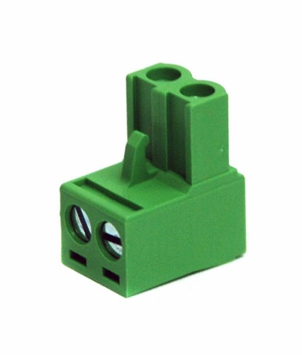 DINKLE 10pcTerminal Block PLUG 2 PINS, 2ESDV-02P, 15A, 300V Pitch= 5mm ...