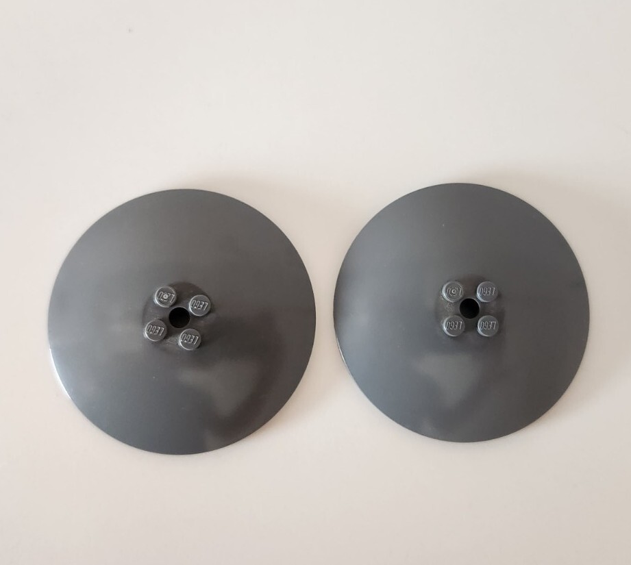 2 LEGO Inverted Radar Dish 8 x 8 (3961) (4268409) dark bluish grey | eBay
