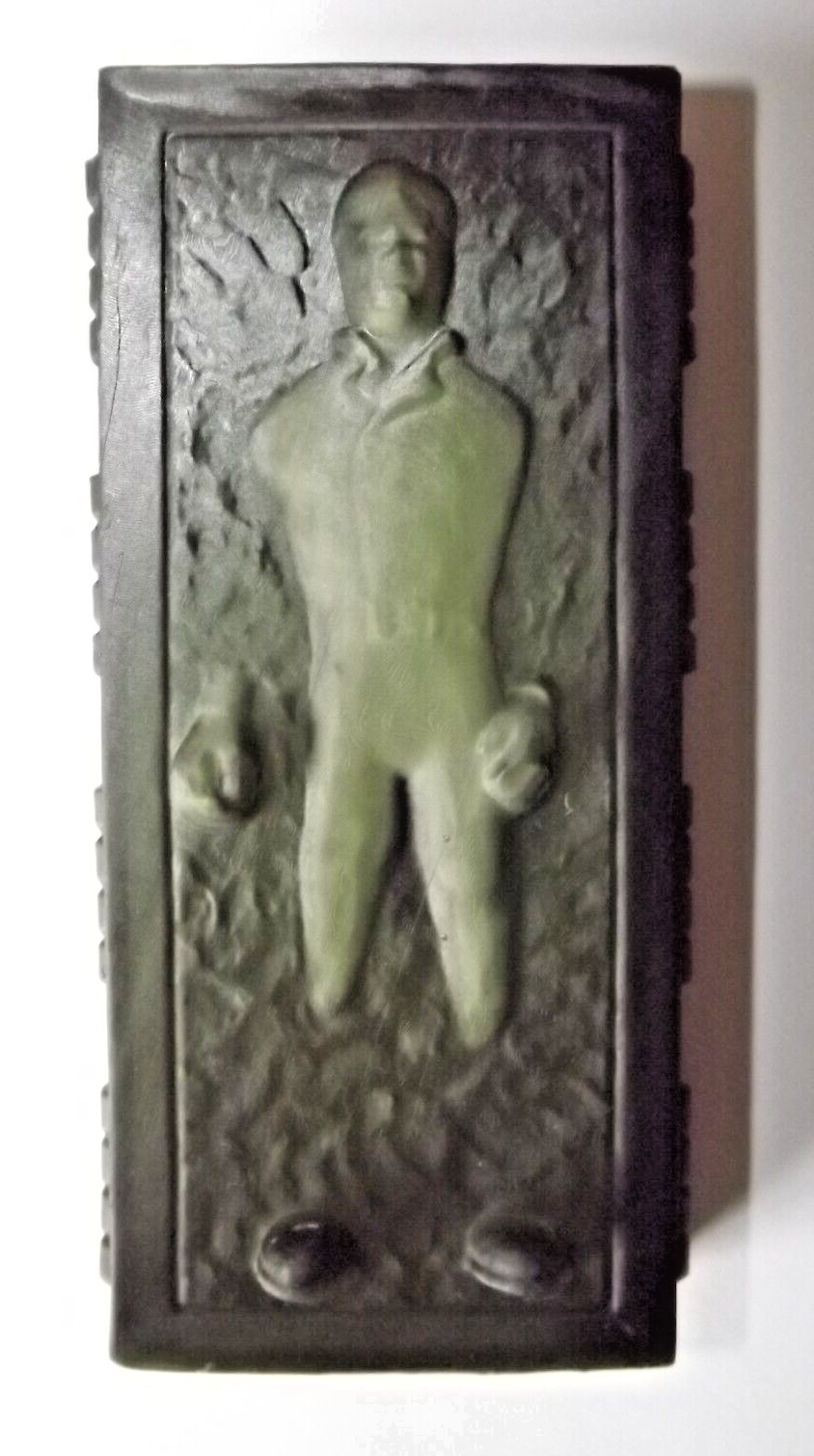 Star Wars Vintage Han Solo Carbonite Block - Reproduction complete your ...