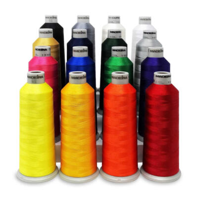 Madeira #40 Weight Polyneon Thread Kit - 16 Pack, 5500yd | eBay