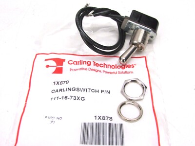CARLINGTON TECHNOLOGIES TOGGLE SWITCH, 2-POSITION, 111-16-73XG | eBay