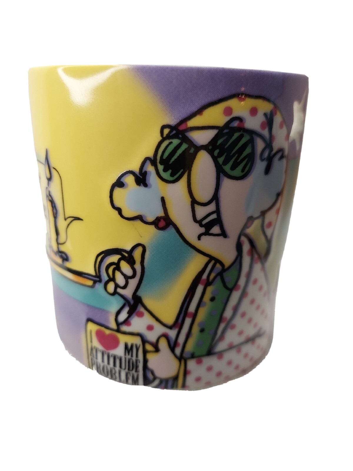 HALLMARK MAXINE & DOG Candle Holder "Notice How The Light Plays Off My ...