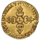 Coin France - Louis XIII - Gold - Ecu d'or au soleil - type 1 - 1636 L ...