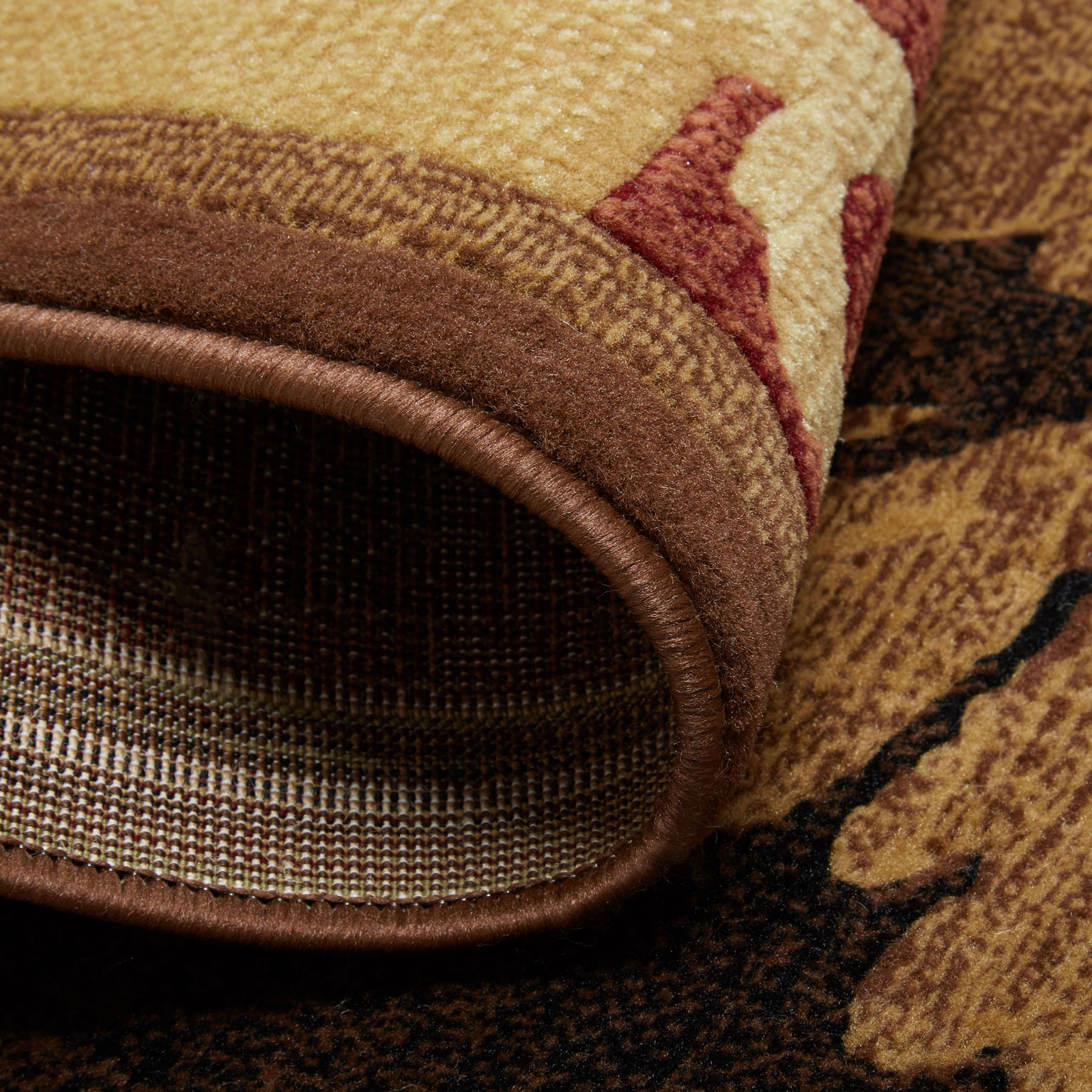 Modern Brown Red Burgundy 5x8 Area Rug Geometric Carpet - Approx. 5 '3 ...