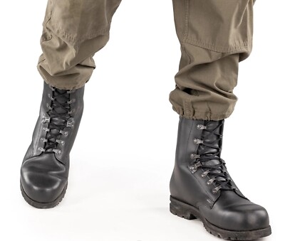 Used Chech Army Leather Boots men work waterproof Prabos | eBay.de