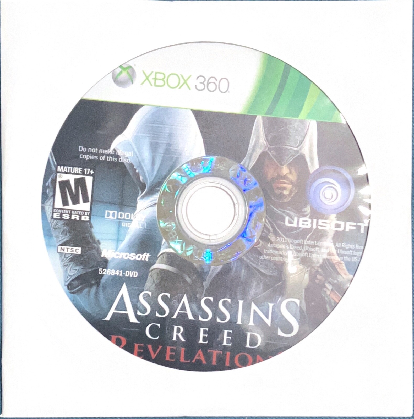 Assassin's Creed Revelations Xbox 360 Disc Only Ubisoft Montreal Action ...