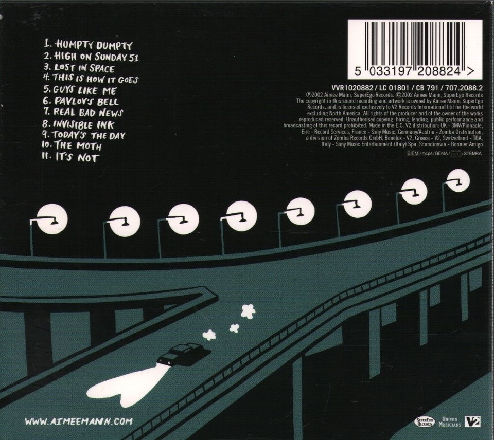 Aimee Mann Lost In Space CD Europe Superego 2002 in digipak VVR1020882 ...