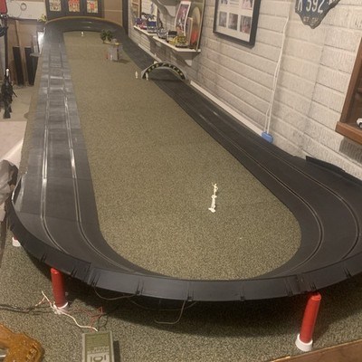 Strombecker 1/24 Scale Slot Car Track 9 1/4” dia. and Accessories, Very ...