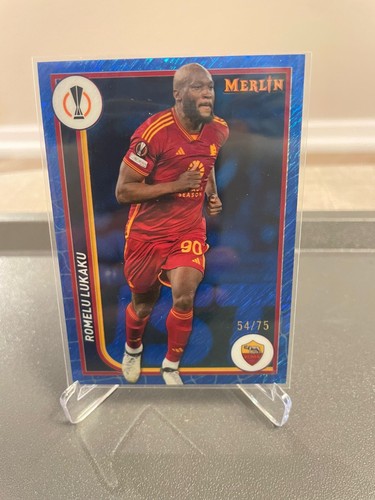 2024 Topps Merlin Romelu Lukaku !!! AS Roma EUROPA League / 75 | eBay UK
