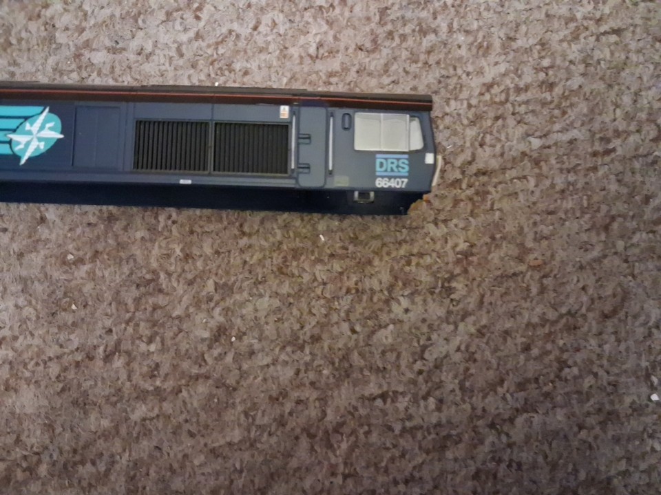 32-734 Bachmann OO Gauge Class 66 66407 DRS - Replacement Body | eBay UK