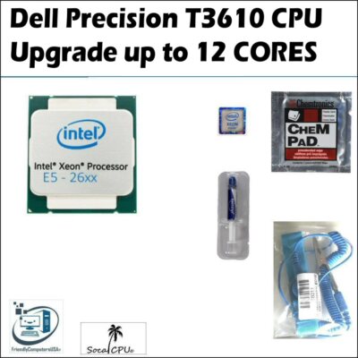 Dell Precision T3610 CPU Processor Upgrade Kit to 12 Cores E5-2697v2,E5 ...