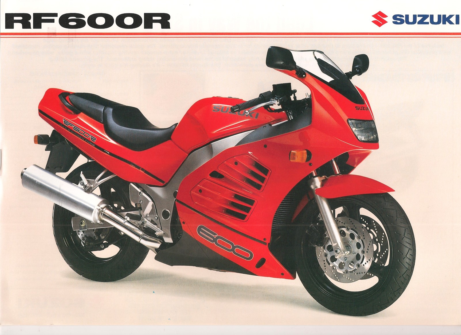 Suzuki RF600 GB Sales Brochure RF600R | eBay