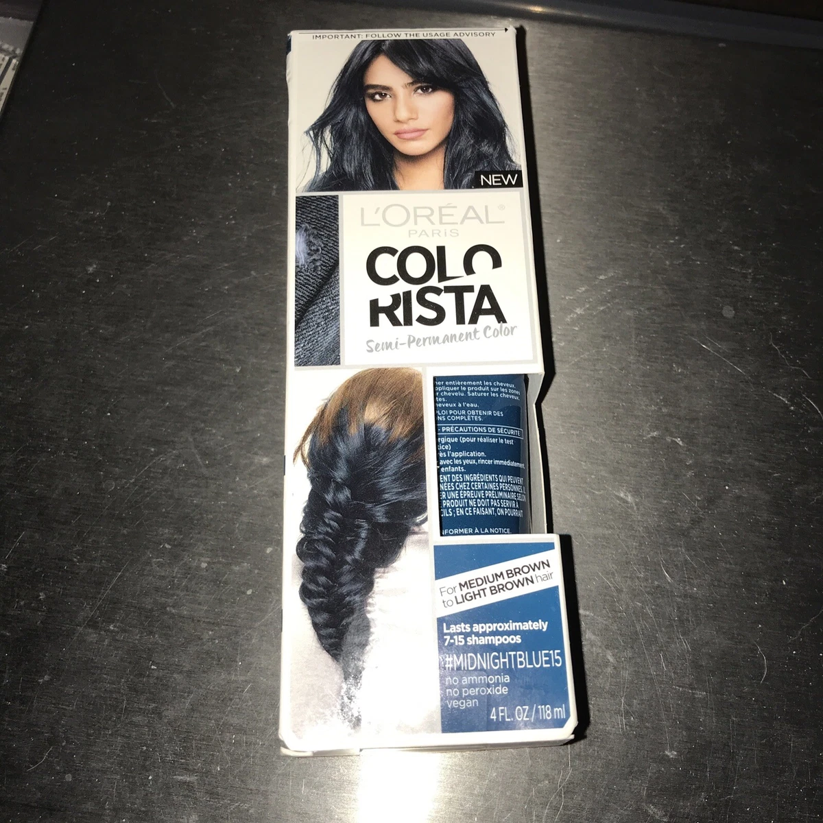 Midnight Blue Hair Dye Loreal