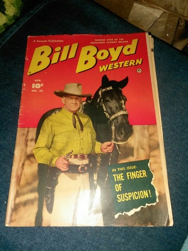 Bill Boyd Western #22 fawcett comics 1952 golden age precode western ...