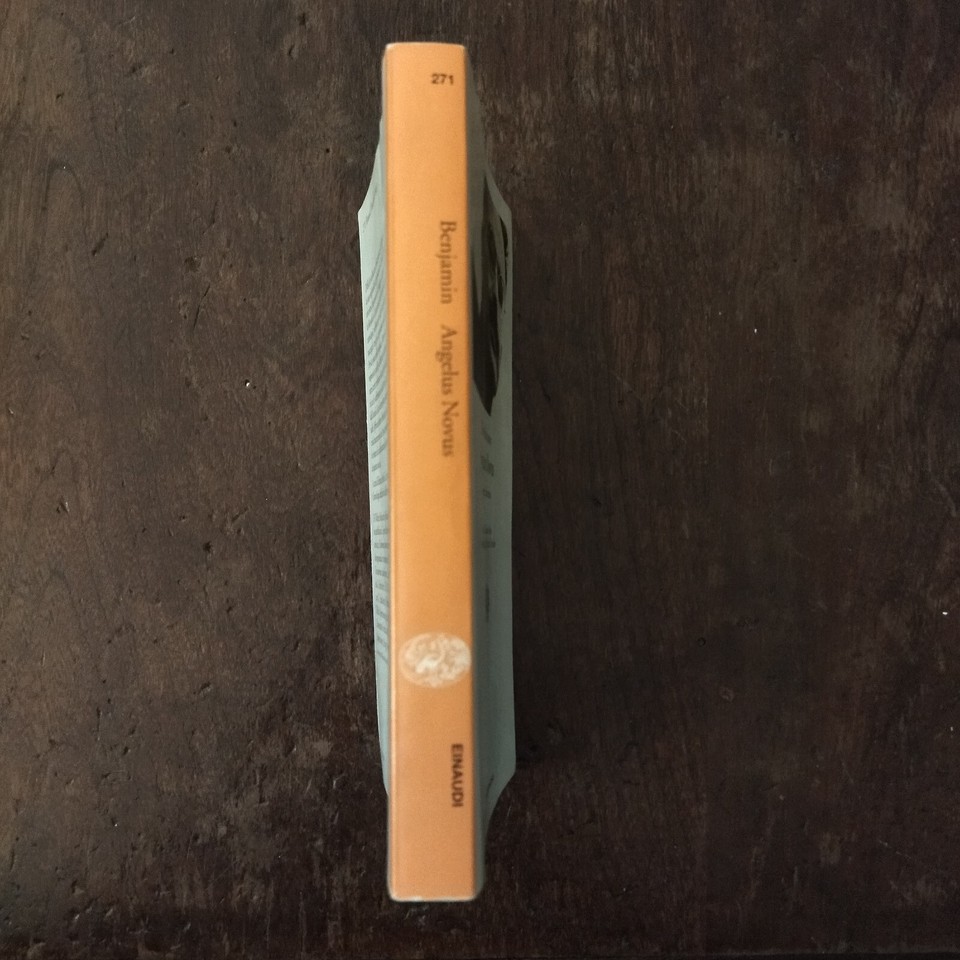 WALTER BENJAMIN - ANGELUS NOVUS - EINAUDI TASCABILI SAGGI 1998 | eBay