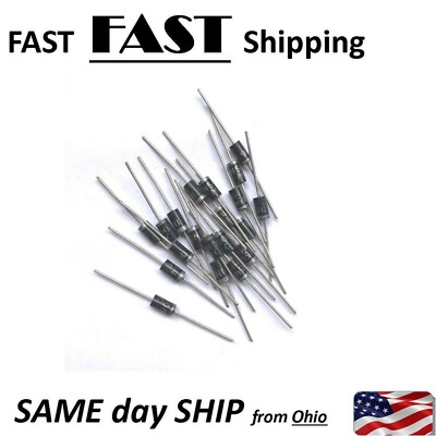 DIODE 1N4004 IN4004 4004 1A 400V DO-41 Rectifier Diode 404IN - 400 volt ...