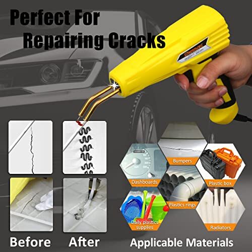 True 150w Portable Plastic Welding Kit 2 In 1 Handheld Hot Stapler Gun ...