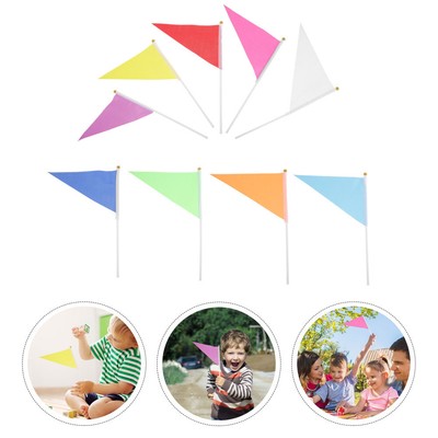 9pcs Small Handheld Flags Mini Shaking Flags Garden Small Flags ...