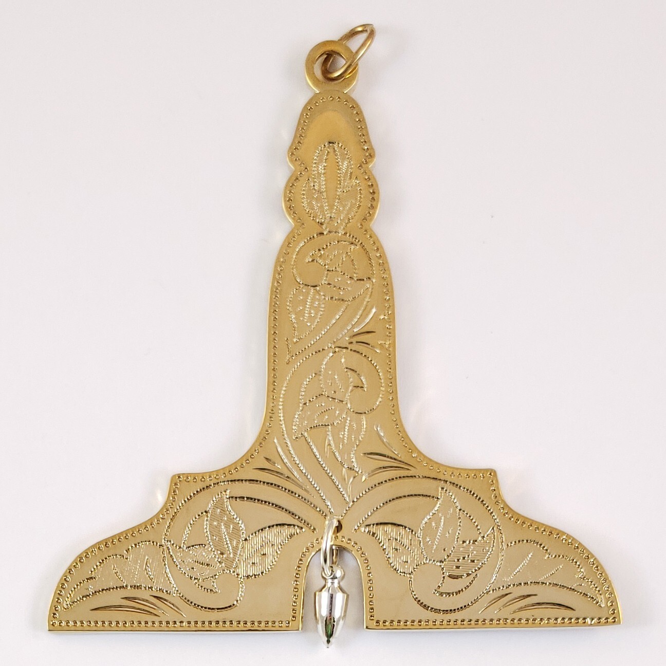 Masonic Collar Jewel Senior Warden SW Level Gold Freemason Mason | eBay