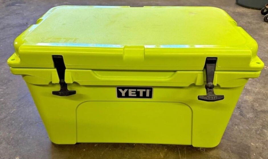 Used Yeti Tundra 45 hard Cooler - chartreuse green Very Rare. Fast ...