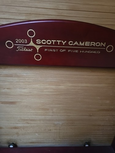Scotty Cameron Wooden 4 Putter Rack Premium Display Rare | eBay