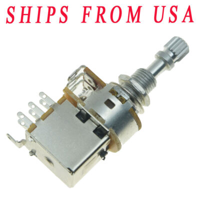 KAISH 500K Bass Push-Push Pot(No Pull) Linear Taper B500K Potentiometer ...