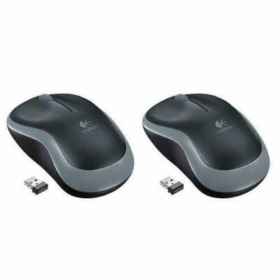 Logitech Wireless Mouse M185 Gray Packaging Set Of 2 (910-002225) Free ...