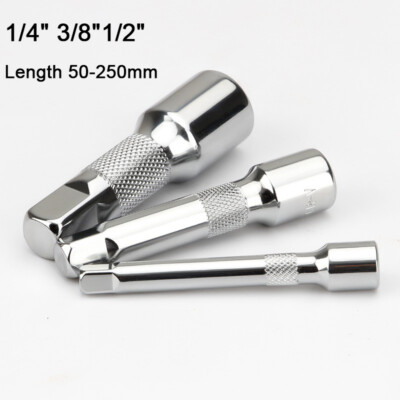 Extender Bar Sleeve Connecting Rod Extension Rod 1/4" 3/8"1/2"Interface ...