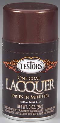Testors One Coat Lacquer Root Beer 3oz Spray 1848M | eBay