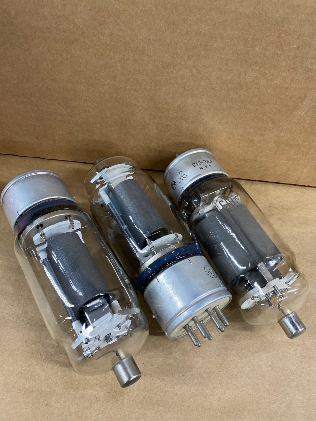 Lot Of 3 Vintage RCA 813 High Power RF Power Tube Filament Checked | eBay