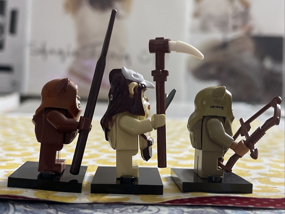 WICKET LOGRAY EWOK WARRIOR MINIFIG lego star wars return of the jedi ...