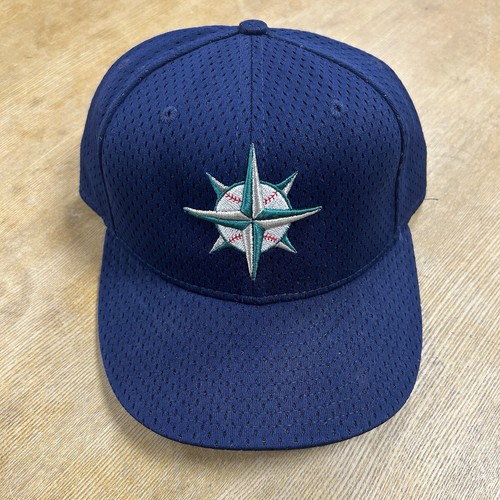 Vintage Seattle Mariners New Era Diamond Collection 5950 USA Made Mesh ...