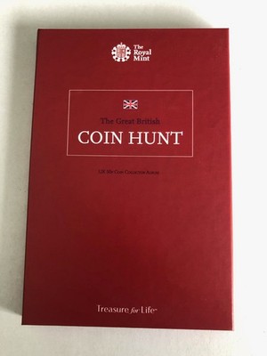 Royal Mint Great British Coin Hunt UK 50p Collector Album Red - No ...