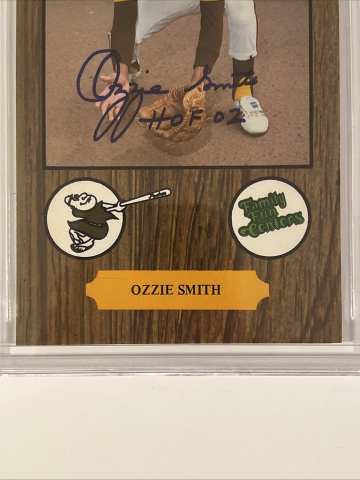 1978 Ozzie Smith Padres Family Fun Signed / Auto. BAS 10 | eBay