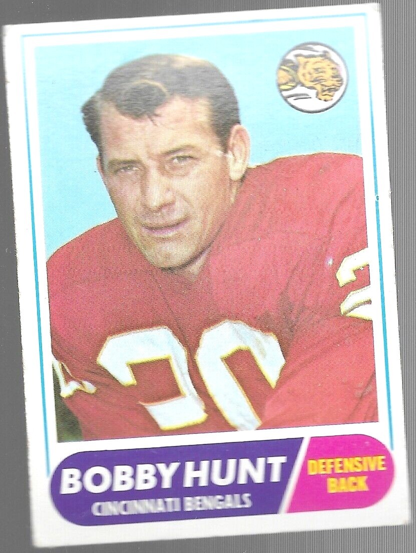 1968 Topps Bobby Hunt 122 Cincinnati Bengals Football | eBay