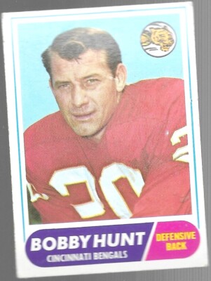 1968 Topps Bobby Hunt 122 Cincinnati Bengals Football | eBay