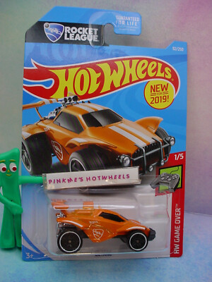 htf NEW! 2019 Hot Wheels Rocket League OCTANE #92 orange;pr5 hw Game ...