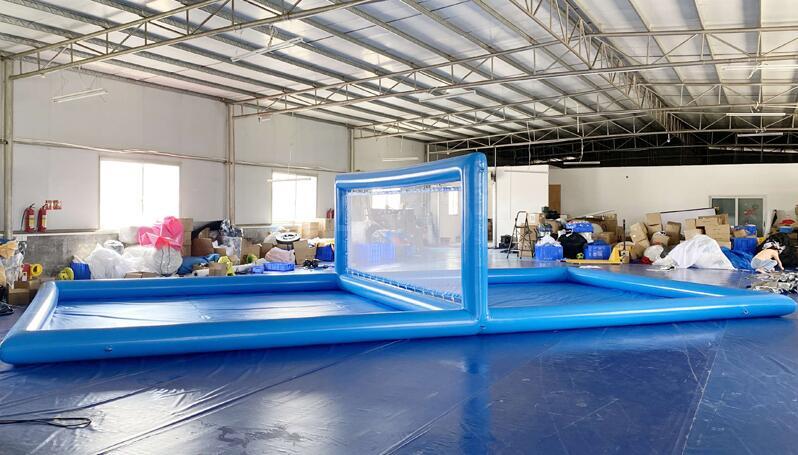 Giant inflatable volleyball courts Inflatable Ball Pool Court For Sport ...