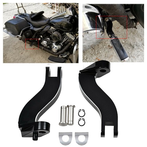 Passenger Rear Foot Peg Mounting Kit For Harley Touring Road Street ...