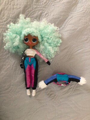 LOL Surprise Fashion Doll Blue/White Hair Pink/Blue Pants | eBay