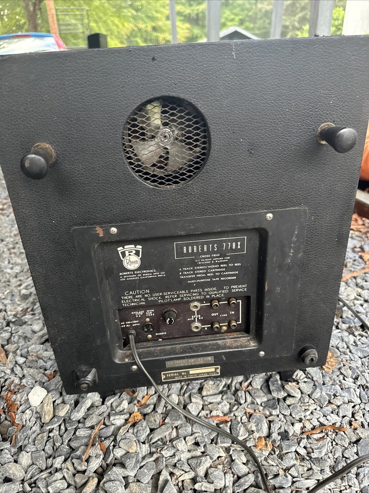 ROBERTS 778X TAPE DECK REEL TO REEL , Missing Reels Comes As You See | eBay