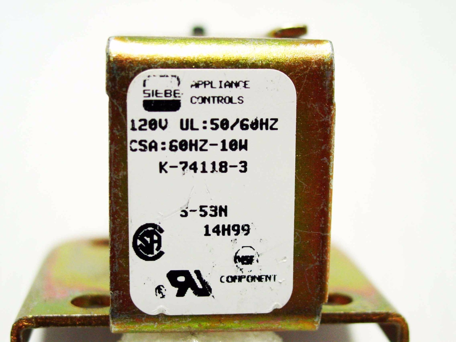 K-74118-3 Invensys S-53 Water Inlet Valve 120V AC | eBay