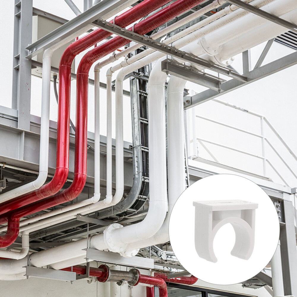 U-shaped Pipe Clamp Pvc Hooks Brackets Half Clamps Hanger | eBay