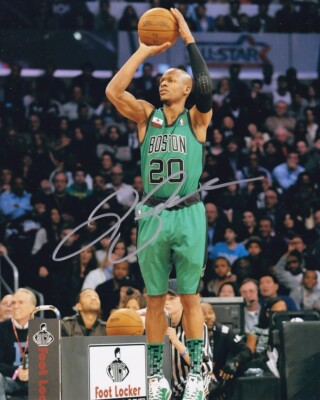 RAY ALLEN BOSTON CELTICS SIGNED AUTOGRAPH 8X10 PHOTO | eBay